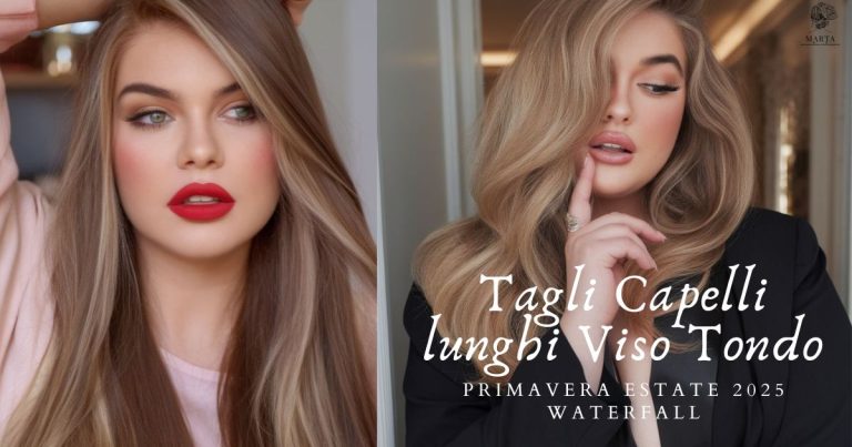 Taglio Capelli Viso Tondo: Soft Waterfall Glamour - Acconciature Matrimonio